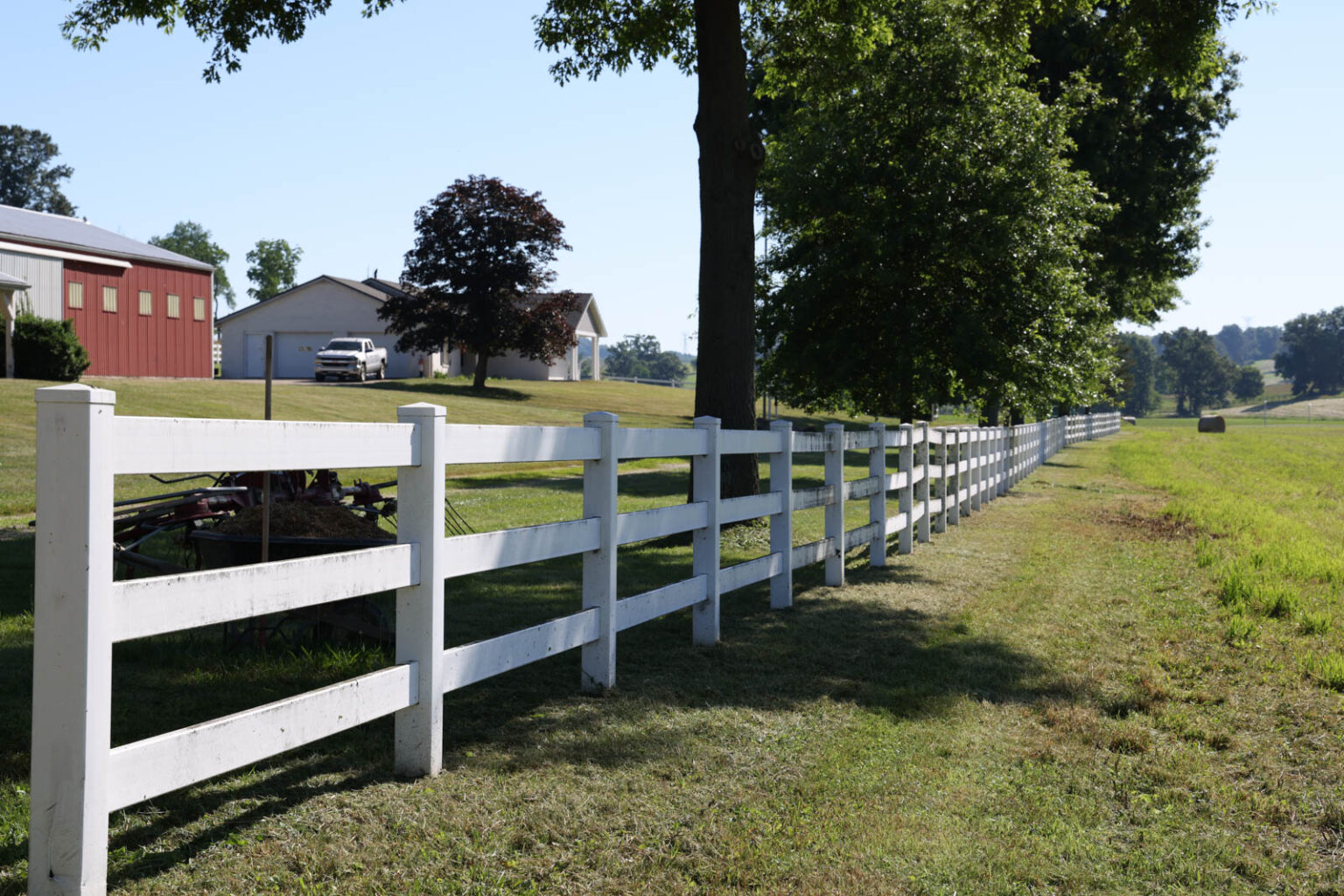 Vinyl Rail Fences | Swiss Valley Fence